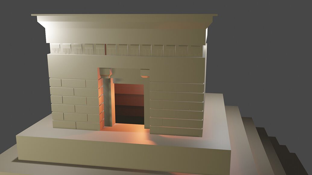 Mayan pyramid with detailed top - comparison to the one I made in ...