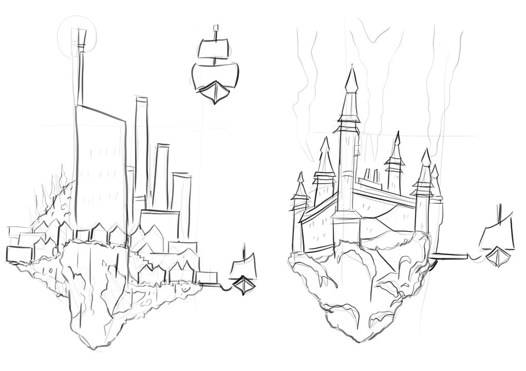 Adding Some Details - Flying Castles - Show - GameDev.tv