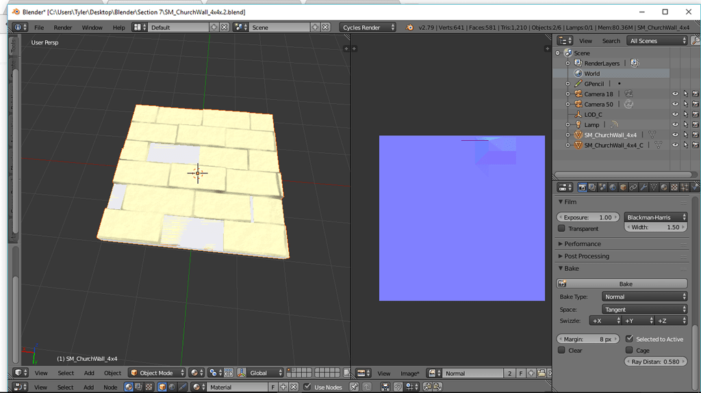 Tried Everything, Can't Generate a Correct Normal Map. Would love some help - Talk - GameDev.tv