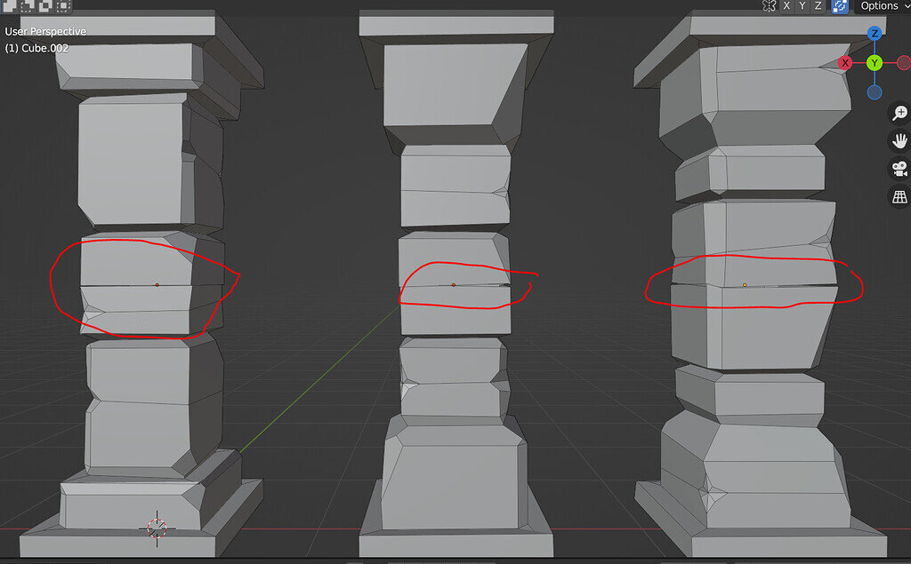 How to merge/close the gap on pillars? - Ask - GameDev.tv
