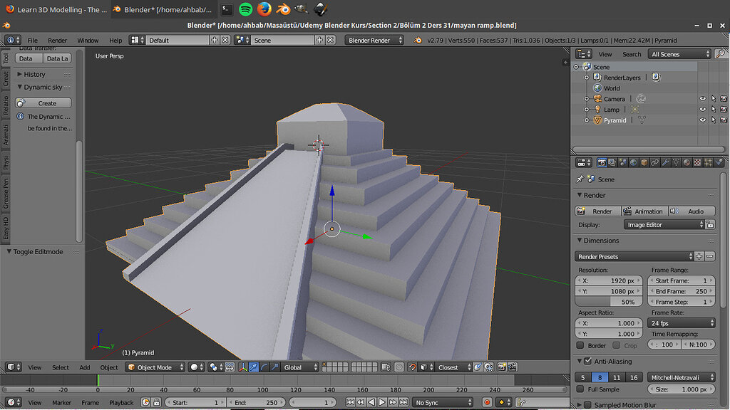 Pyramid Ramp Railings - Talk - GameDev.tv