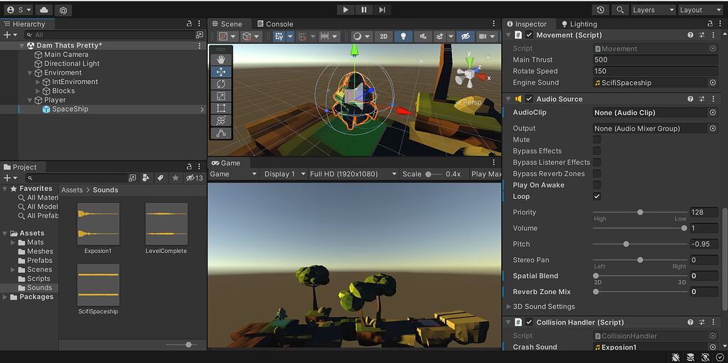 Issue with audio in my scene - Ask - GameDev.tv