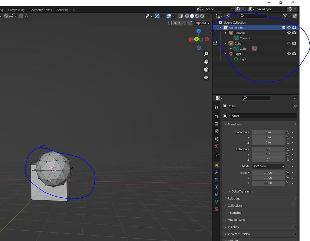 Why cant I see my newly created objects in the top right? - Ask ...