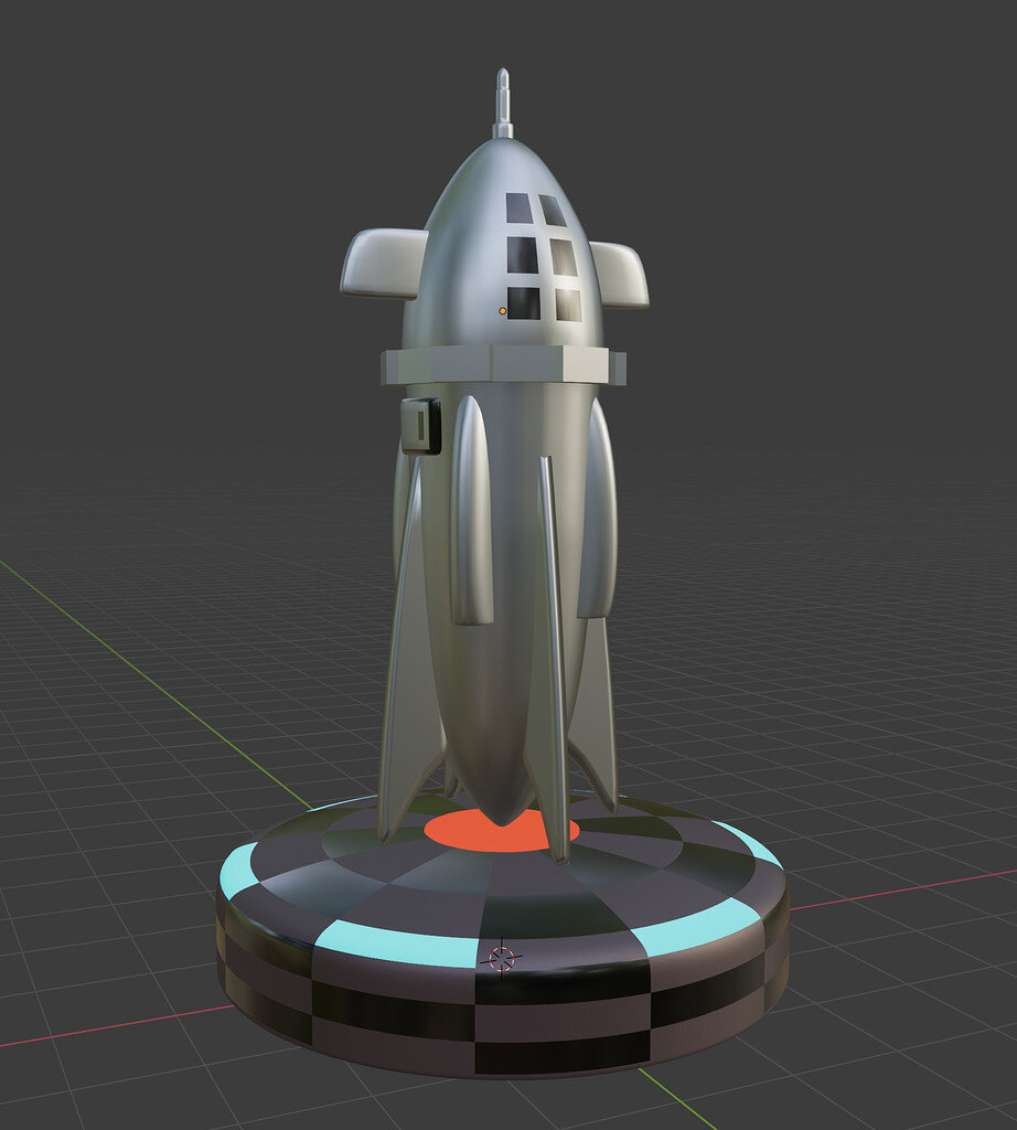 1930s Flash Gordon inspired Retro Rocket Ship - Show - GameDev.tv