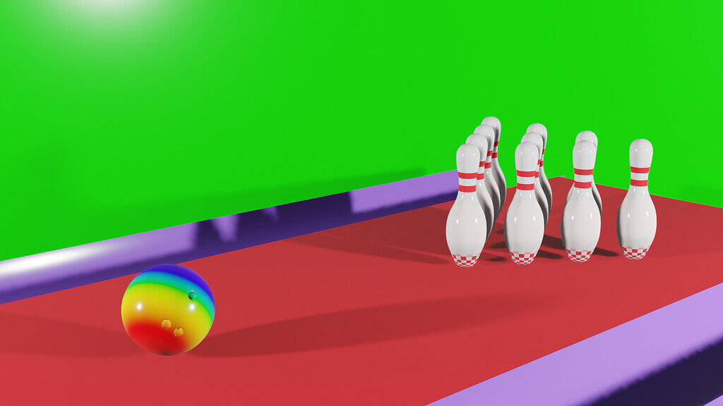 Bowling Scene Renders - Show - GameDev.tv
