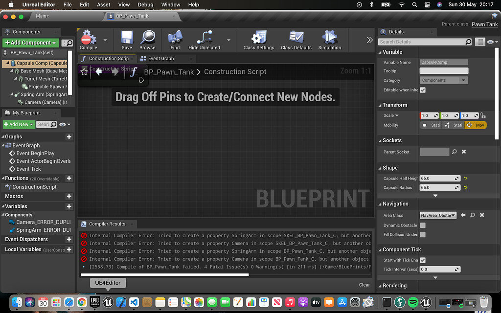 Compiling issue with Toon Tanks - Ask - GameDev.tv