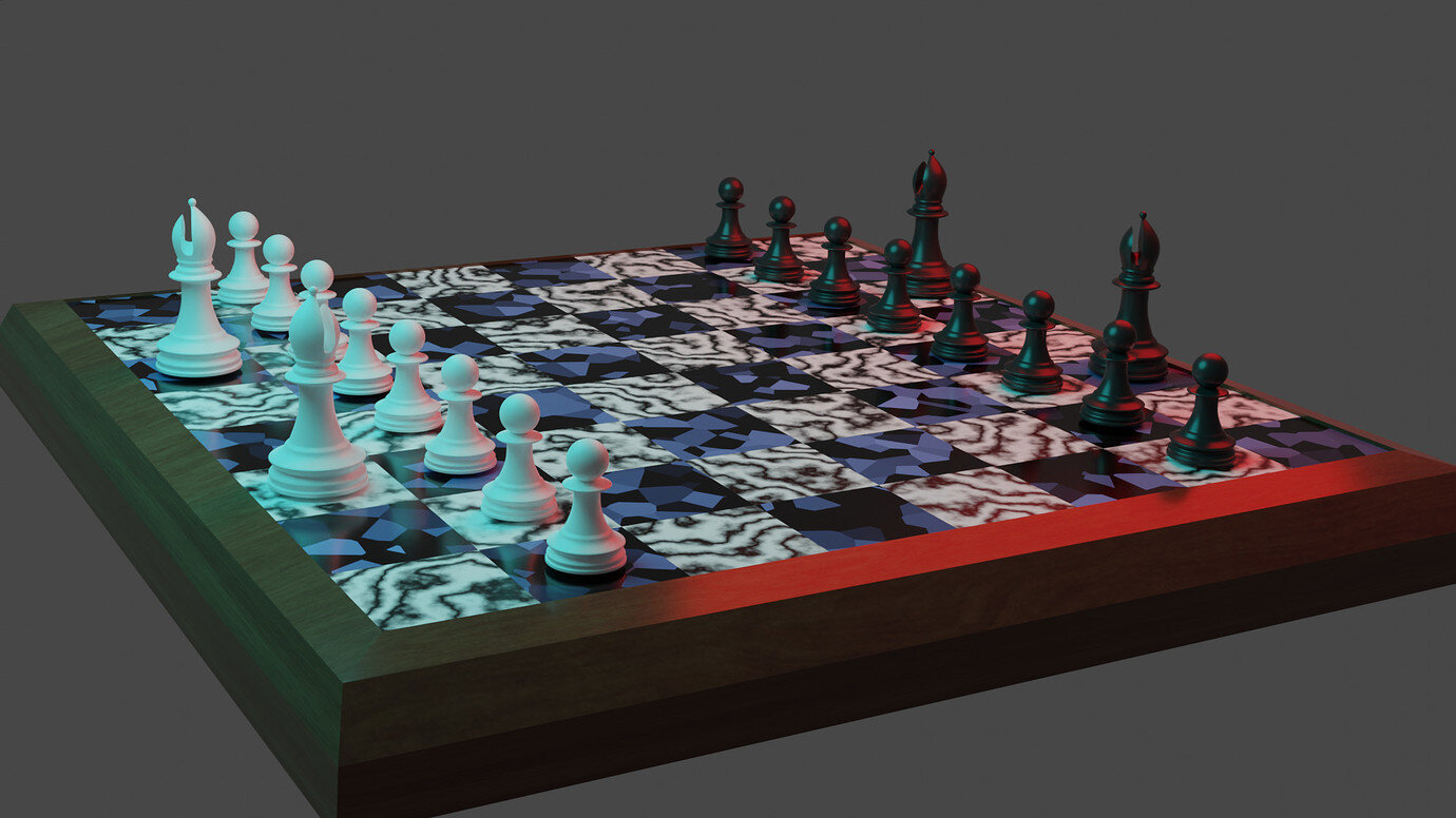 Generated Textures - Chess Set - Show - GameDev.tv