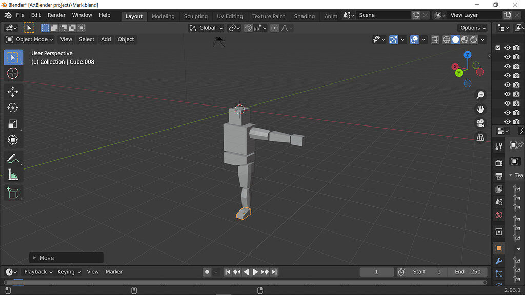 Making Blocky Boi a bit Human - Show - GameDev.tv