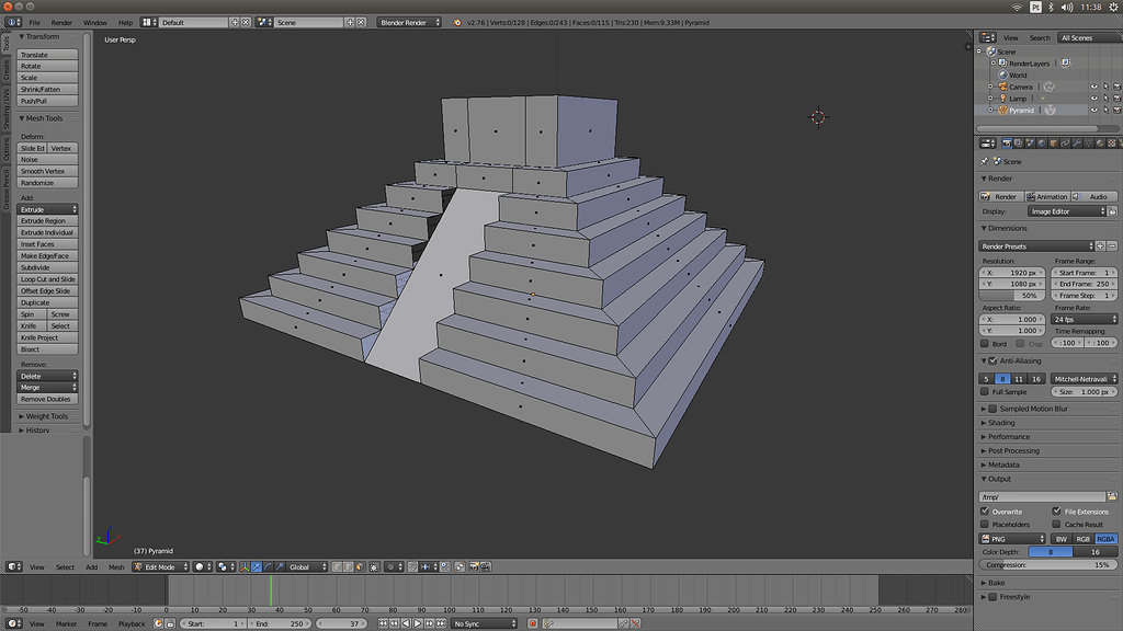 Mayan Pyramid ramp part 2 - S02L30 - Talk - GameDev.tv