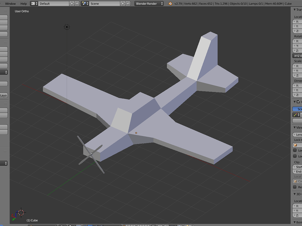 Basic Block Airplane P-51 Mustang - Talk - GameDev.tv