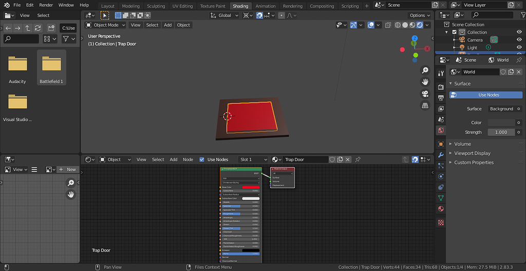 Low Poly Trap door - Show - GameDev.tv