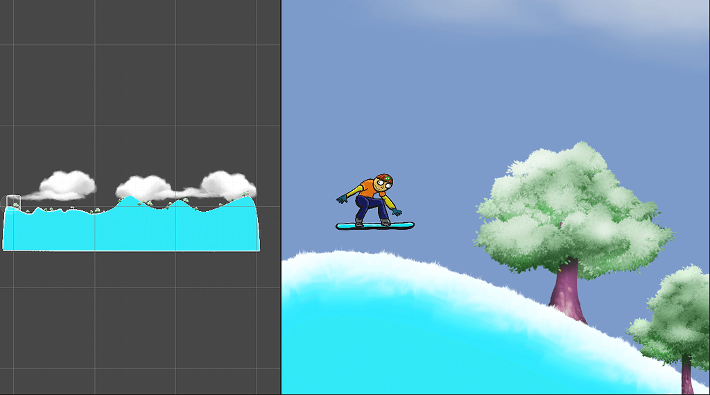 Snow Board game coming along nicely! - Show - GameDev.tv