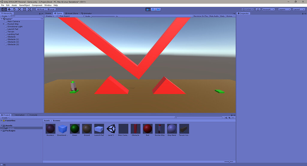 Basic level 1 design - Show - GameDev.tv
