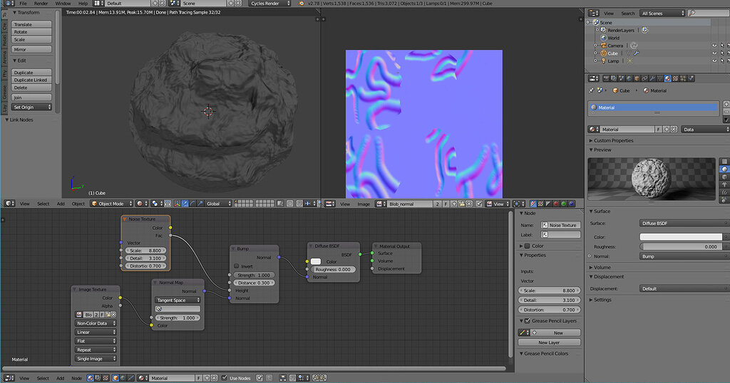 Multi-res normal baking + noise bump map - Talk - GameDev.tv