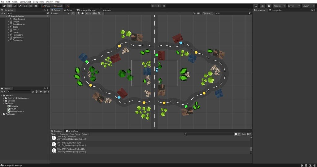 Delivery Driver Simulator - Show - GameDev.tv