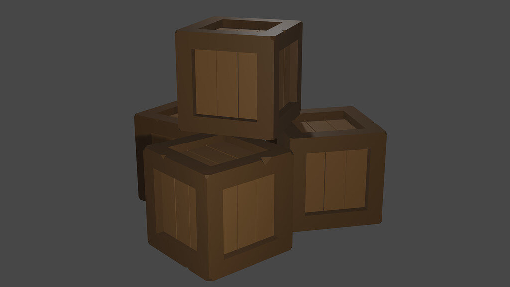 Low Poly Crates - Show - GameDev.tv