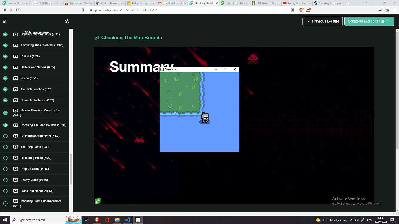 Checking The Map Bounds Mistake Show Gamedevtv 
