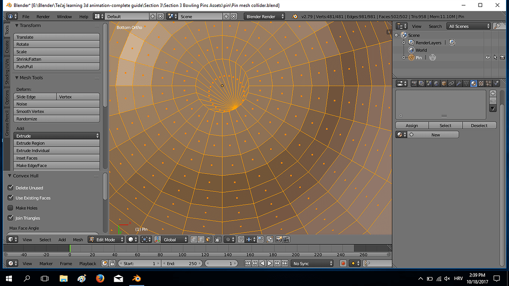 Problem-convex hull issue? - Talk - GameDev.tv