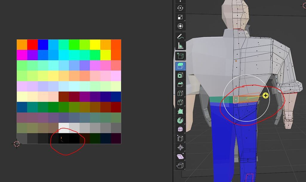 Getting a weird colour on ONLY the bottom row of the UV editor - Ask - GameDev.tv