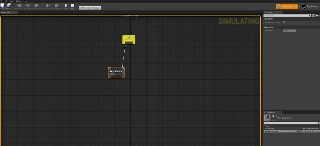 Not seeing PlayerLocation in the BlackBoard - Ask - GameDev.tv
