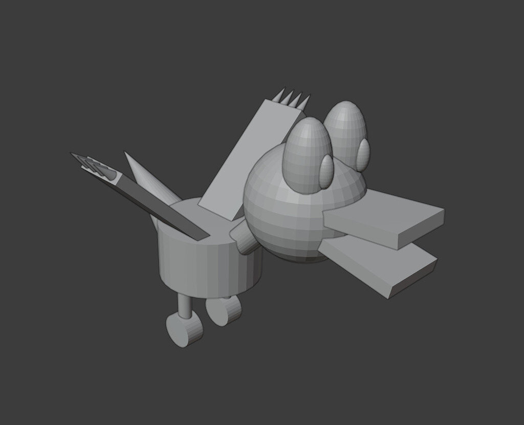 The most terrifying thing I've ever created in Blender - Show - GameDev.tv