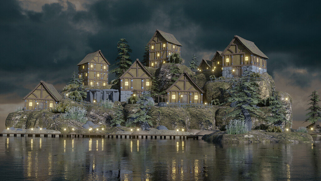 Blender Environment Render - Show - GameDev.tv