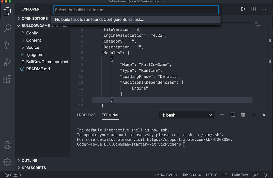 Bull-Cow package cannot be compiled on Unreal - Ask - GameDev.tv