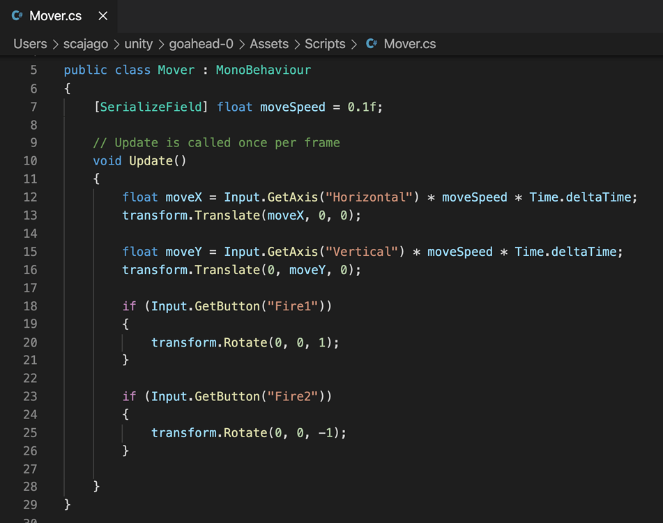Bind mouse with the new system input - Ask - GameDev.tv