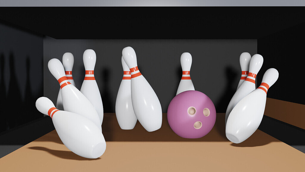 Ball hit the Pins - Show - GameDev.tv