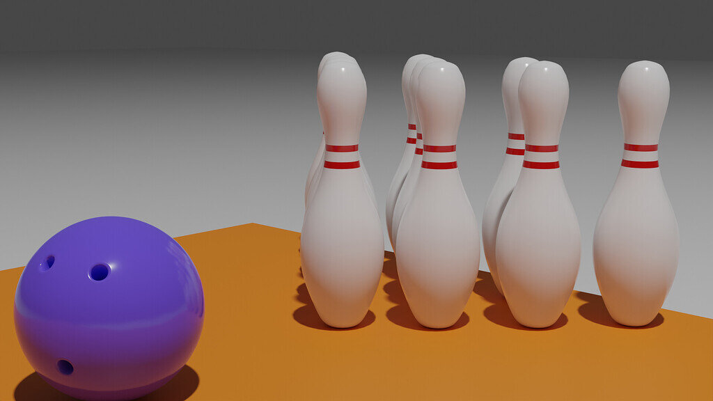 Bowling renders and animation - Show - GameDev.tv