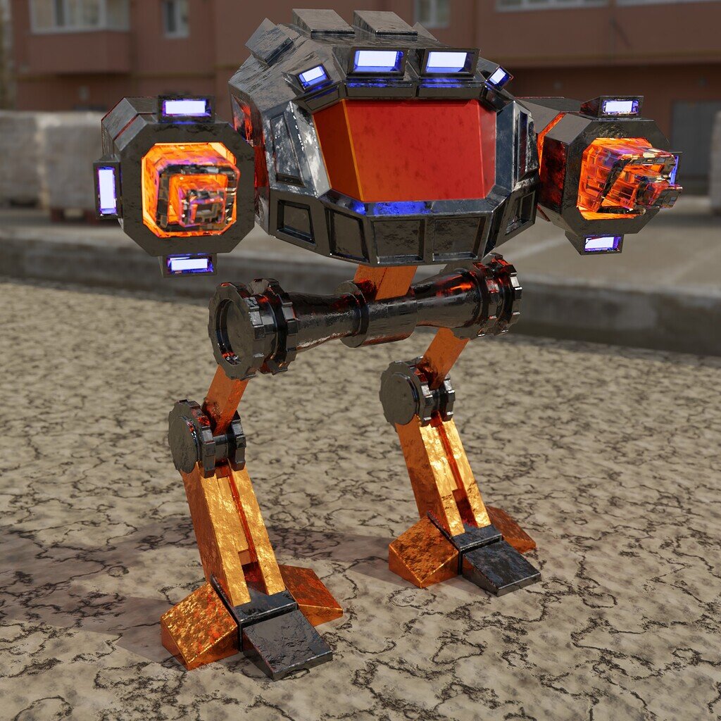 Final Mech Render - Show - GameDev.tv