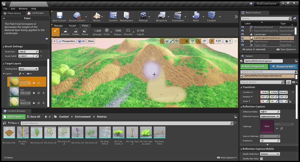 Grass paint in Landscape is not working [Solved] - Ask - GameDev.tv