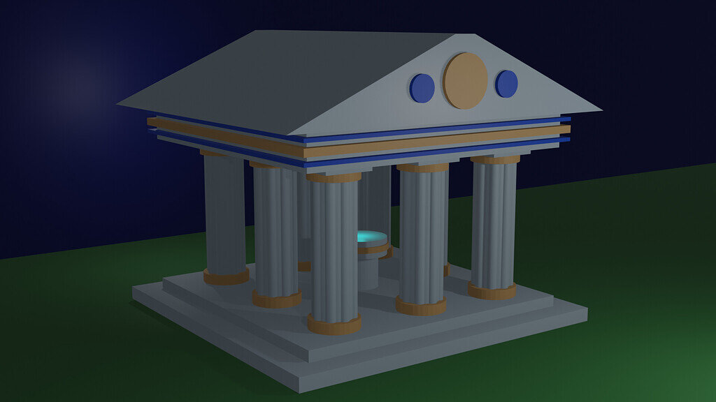 Greek Temple Render - Show - GameDev.tv