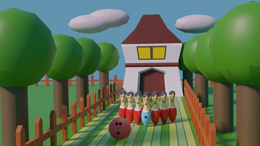 BOWLING scene - Show - GameDev.tv