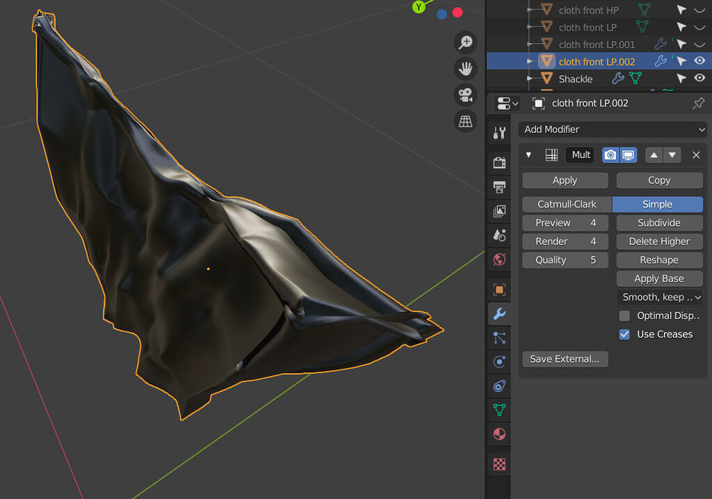 Applying Base in Multires Modifier - Ask - GameDev.tv