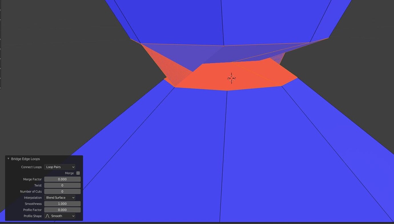 Bridge Edge Loop messed up - Ask - GameDev.tv