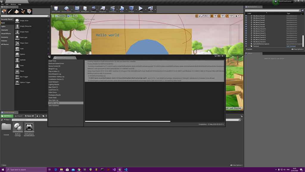 Compilation Error Bulls & Cows - Ask - GameDev.tv