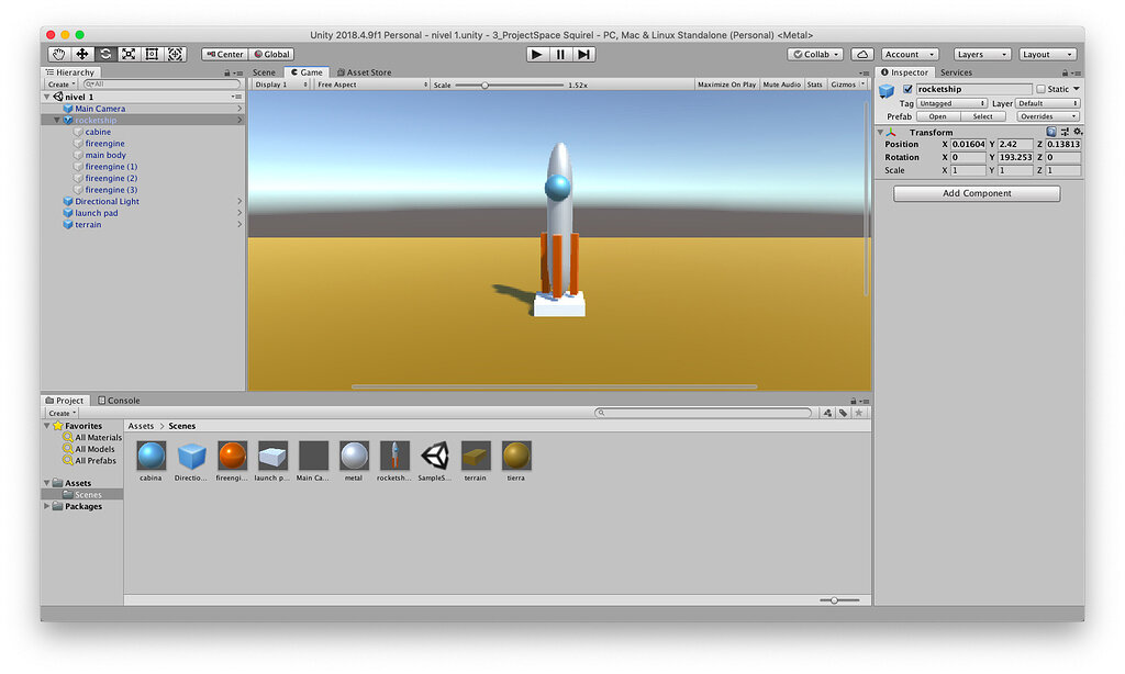 This is my rocketship - Show - GameDev.tv