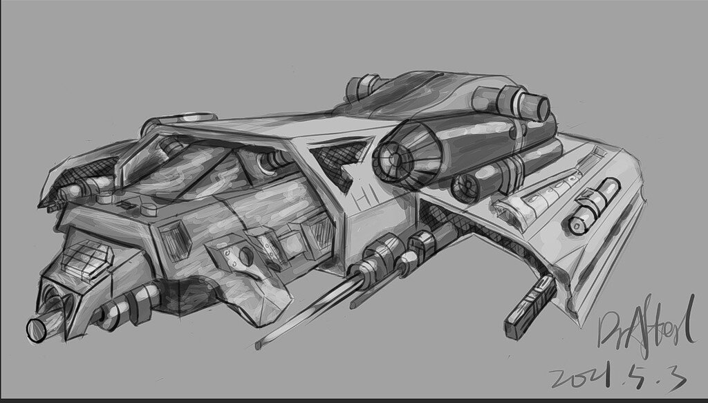 Spaceship Fine Details Finished follow ed by instruction - Show ...