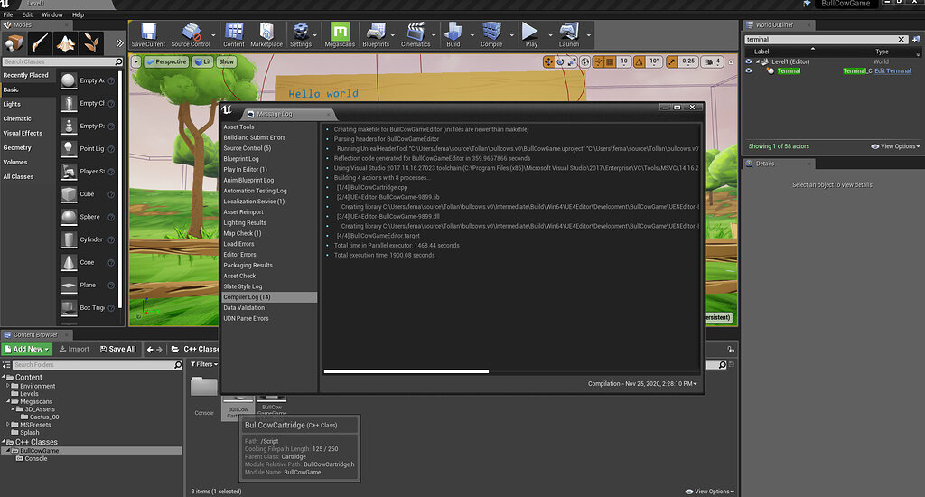 Huge compile times even after suggestions on "solving slow compile times" video - Ask - GameDev.tv