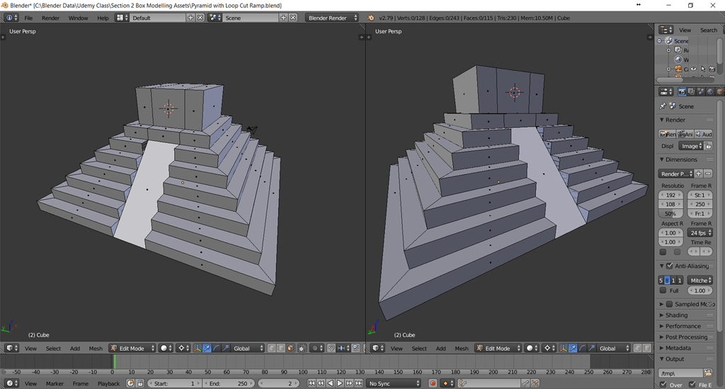 Pyramid with Ramp (no steps) - Talk - GameDev.tv