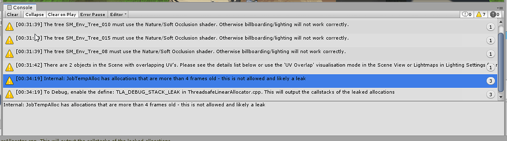 TLA_DEBUG_STACK_LEAK Warning Help - Ask - GameDev.tv