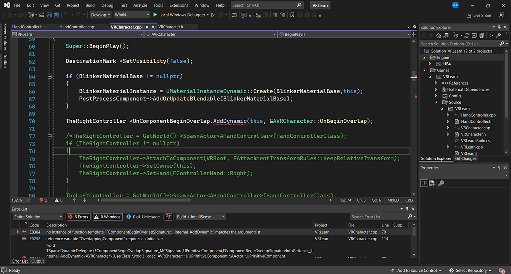 OnComponentBeginOverlap.AddDynamic() - Ask - GameDev.tv