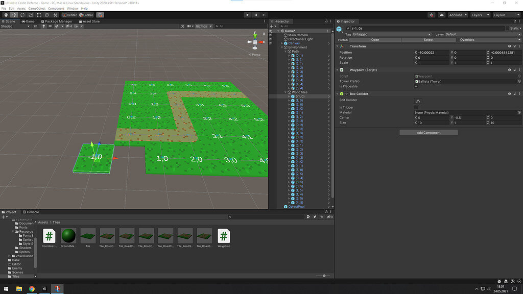 Problems with the Grid System - Ask - GameDev.tv