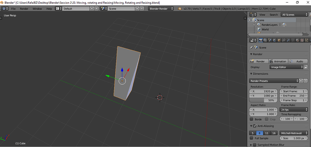Wedge: Moving, Rotating and Resizing - Talk - GameDev.tv