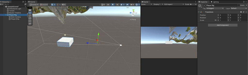 Parent position being affected by Main Camera child? Argon Assault - Ask - GameDev.tv