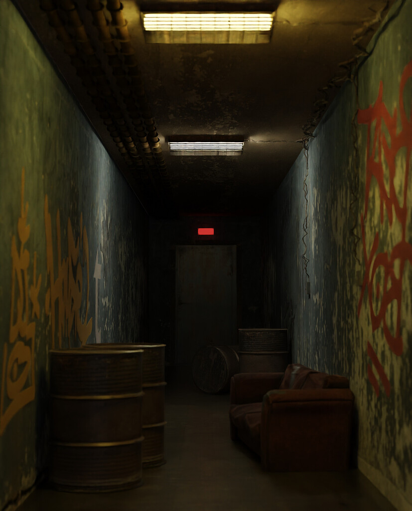 Spooky Hallway - Show - GameDev.tv