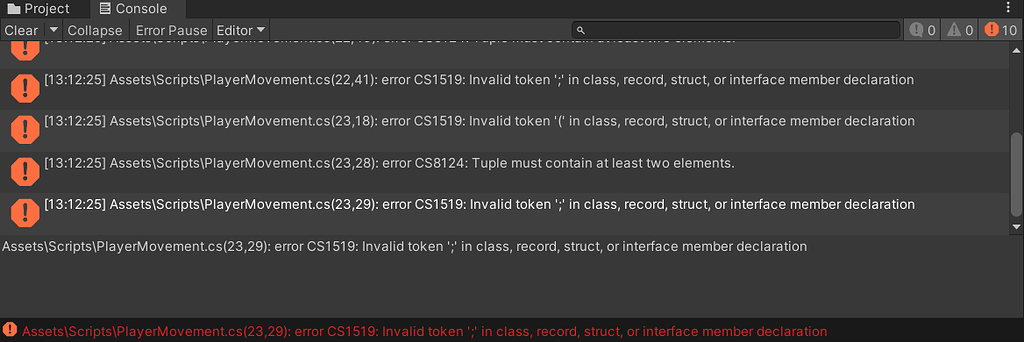Weird error - Ask - GameDev.tv
