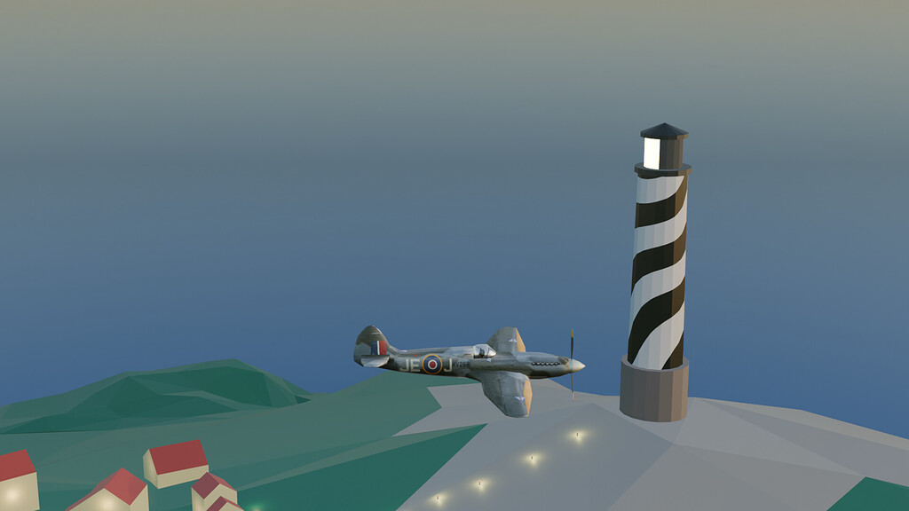 Plane flyover animation - Show - GameDev.tv