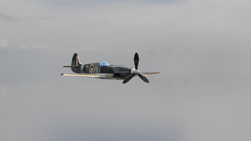 Low poly Spitfire - Show - GameDev.tv